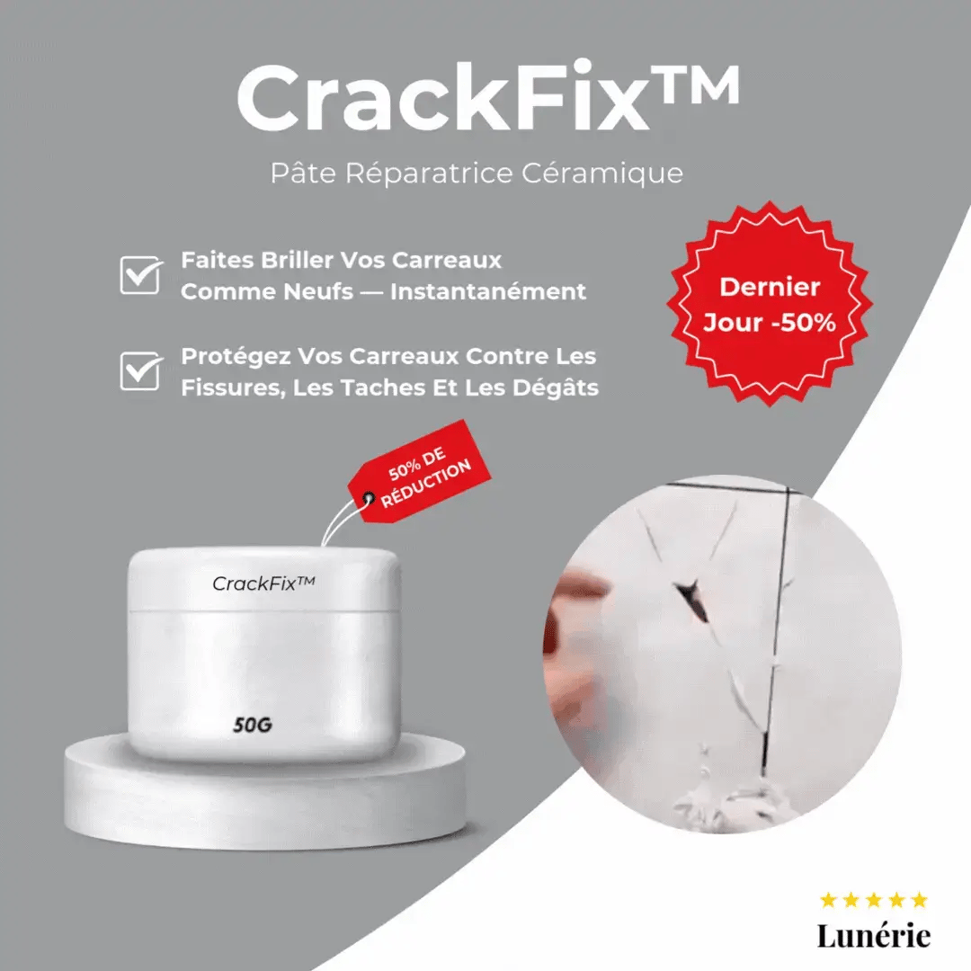 Dernier Jour -50% | CrackFix™ Pâte de Réparation Céramique – Lunérie